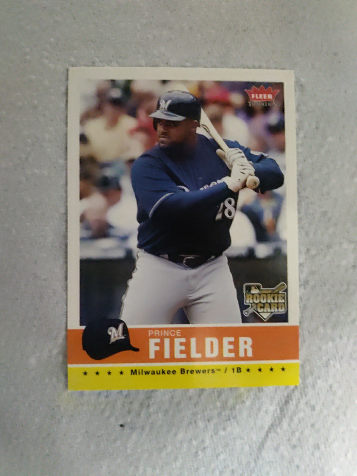2006 Fleer Tradition Milwaukee Brewers Baseball Card #40 Prince Fielder ...