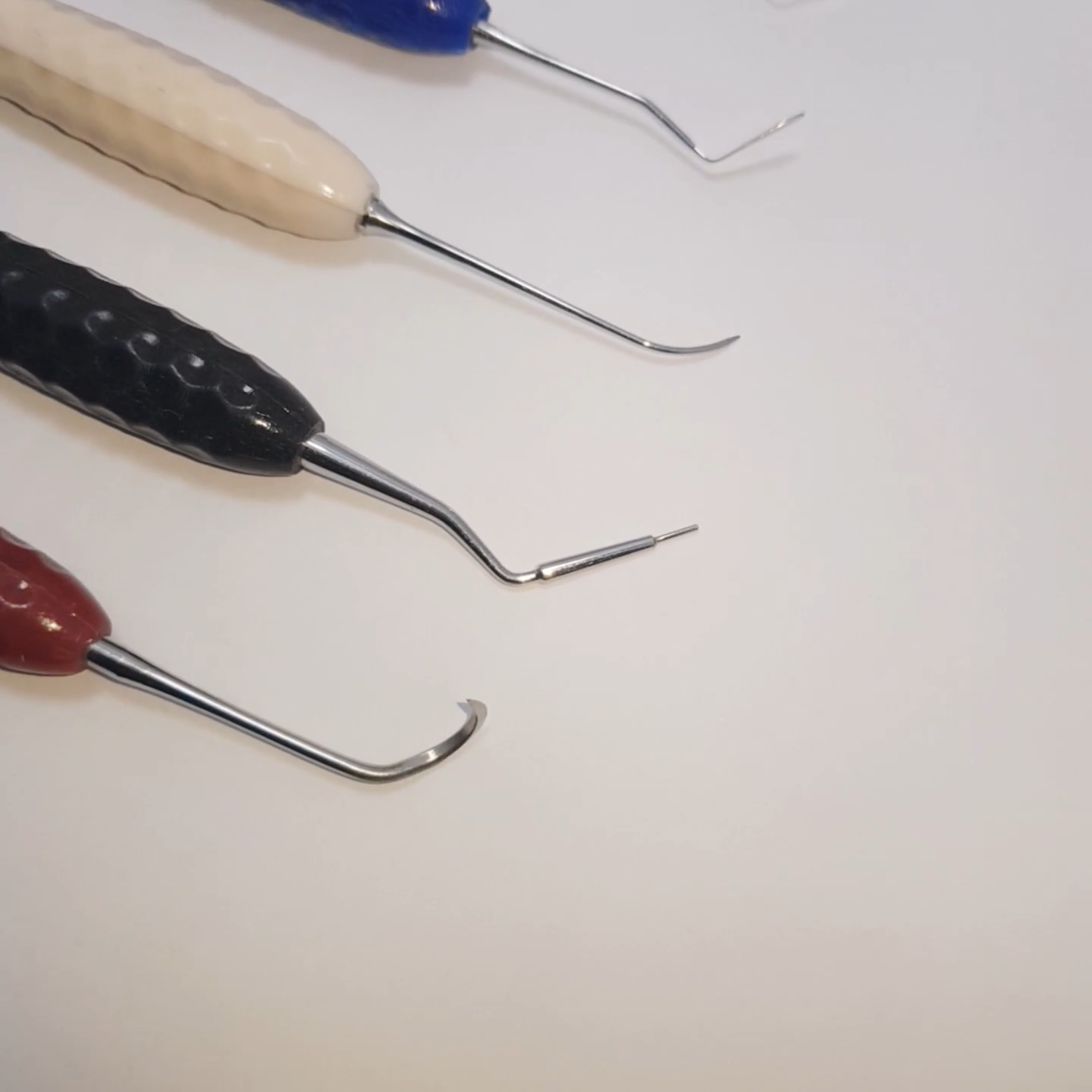 Dental Composite Resin Filling Instrument Double Ended Silicon Handle 5 ...