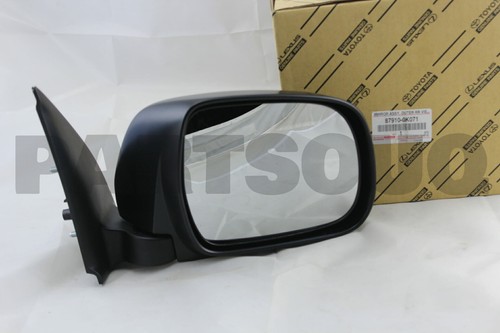 879100K071 Genuine Toyota MIRROR ASSY, OUTER REAR VIEW, RH 87910-0K071 ...