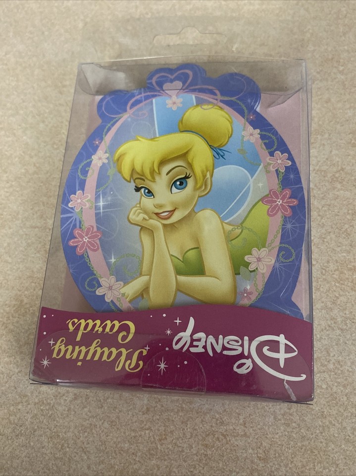 New Disney Princess Tinker Bell Shaped Playing Cards, 5 Games New | eBay