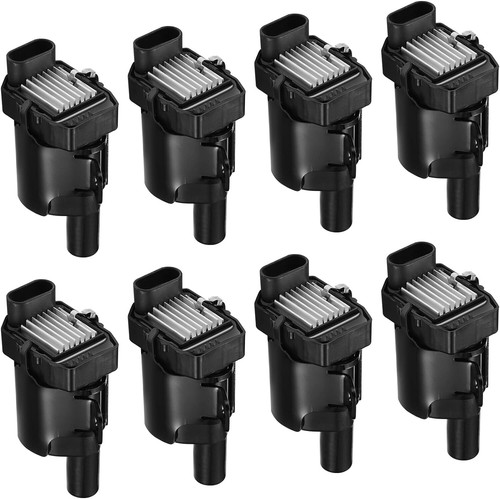 For Chevy Silverado GMC Sierra Yukon 4.8L 5.3L 8 Round Ignition Coils ...