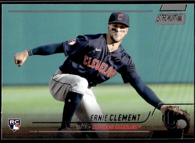 Ernie Clement 2022 Topps Stadium Club D58 RC #198 Cleveland Guardians ...