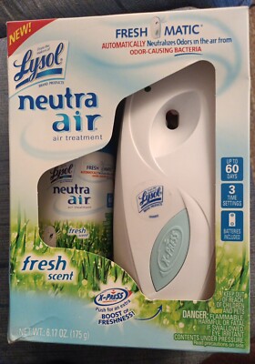 Lysol Neutra Air Freshmatic Automatic Spray Starter Kit Fresh Scent ...