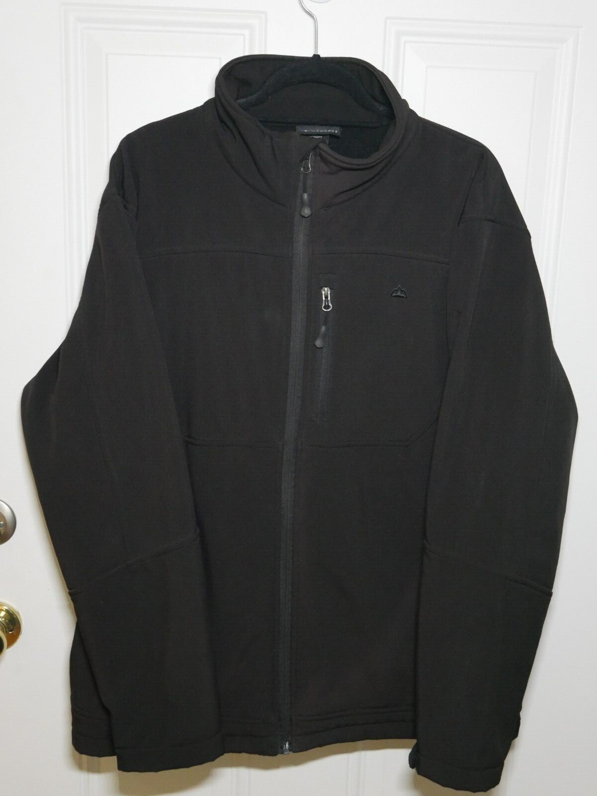 Snozu Performance Jacket Mens XL Black Full Zip Casual Softshell ...