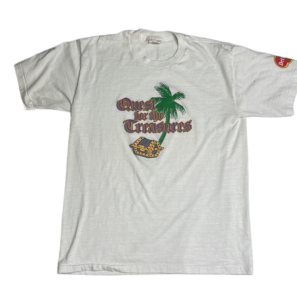 Vintage Del Monte Quest for Treasures Tshirt Large - Gem