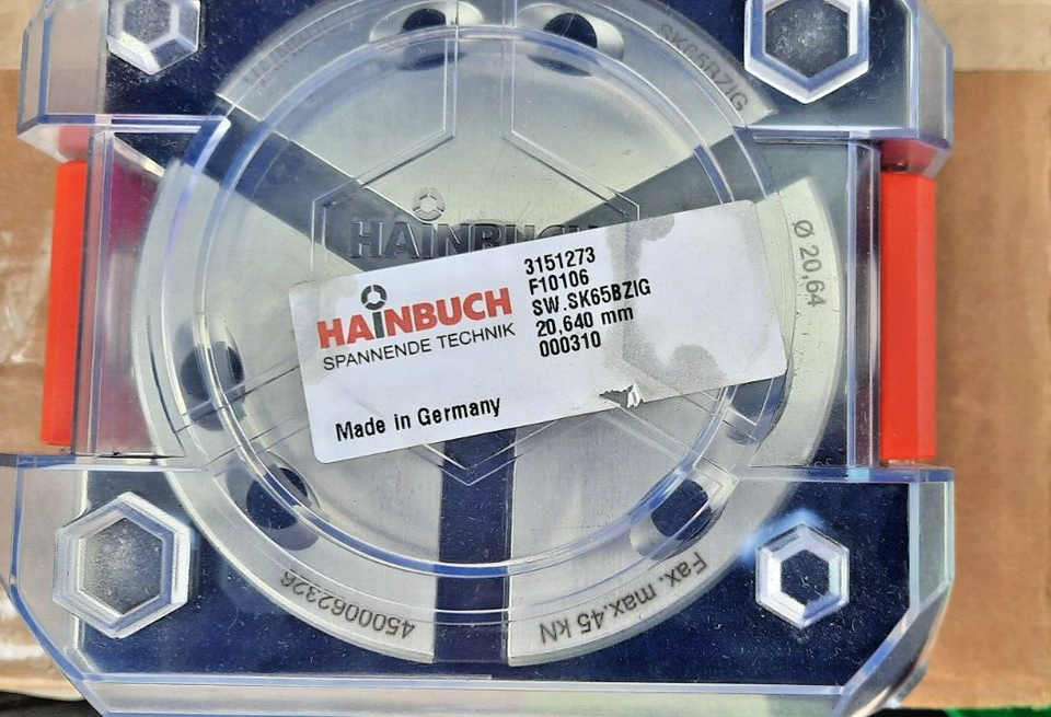 Hainbuch Size 65 Clamping Head Collet - SW.SK65BZIG 20.64mm | eBay