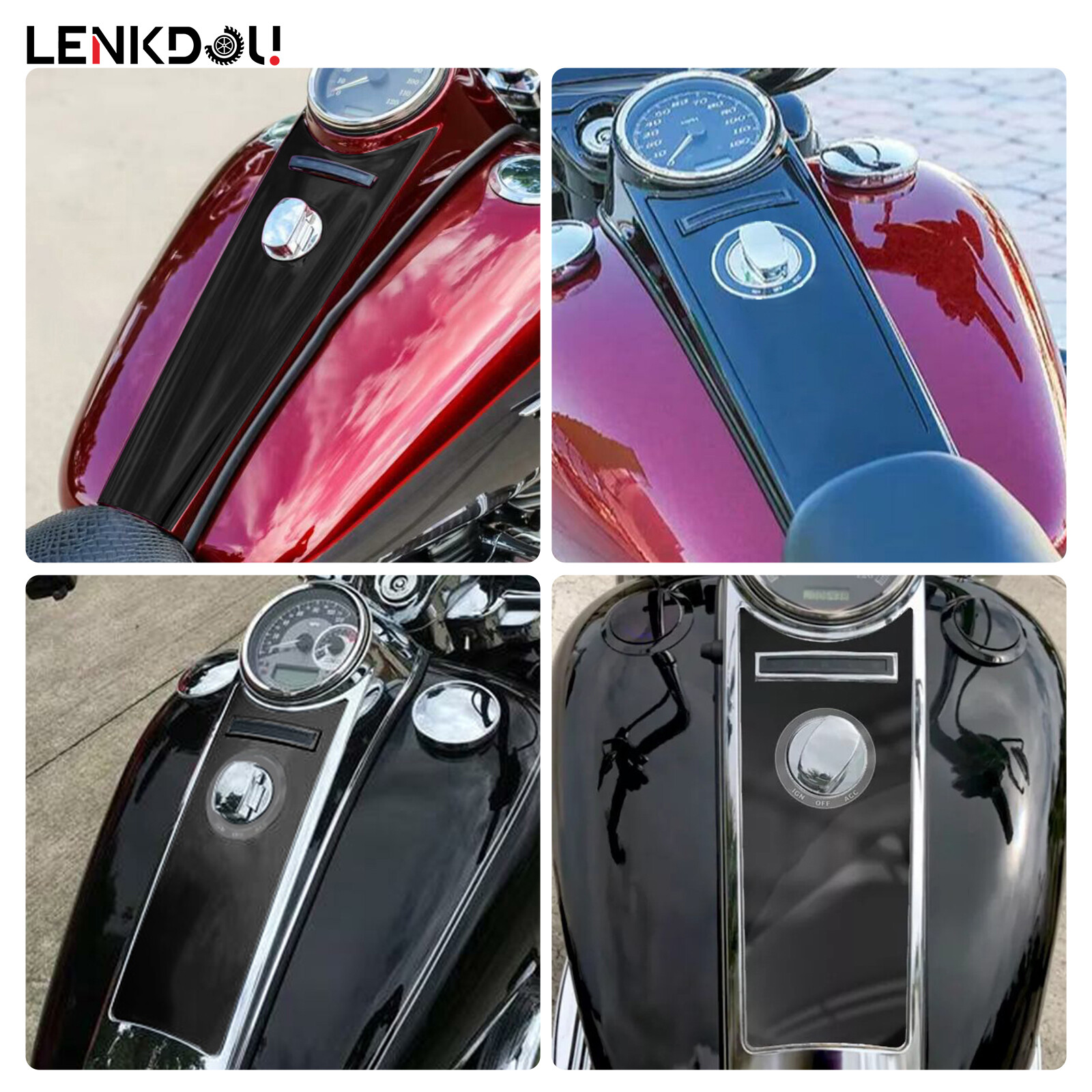 Dash Insert For Harley Touring Road King Classic FLHR Fuel Tank Dash ...