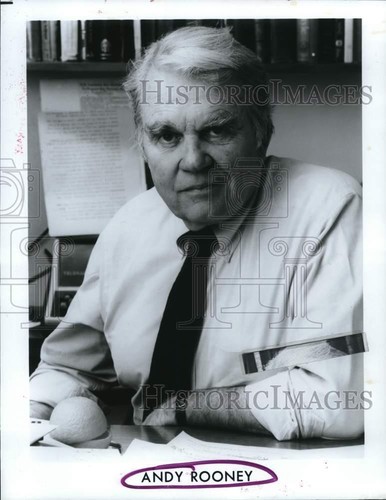 1987 Press Photo Andy Rooney, commentator - hcp80017 | eBay