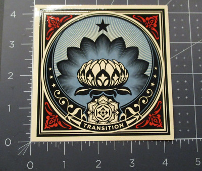 SHEPARD FAIREY Obey Giant Revolutionary Love Transition STICKER print ...