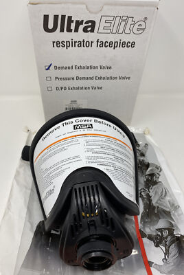 MSA 493020 Full Face Respirator Ultra Elite Demand Exhalation Valve ...