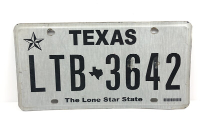 2012 State Of Texas Vehicle License Plate LTB3642 737-L | eBay