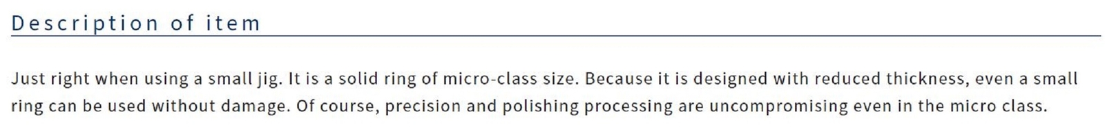 Owner 72819 P-19 Micro Solid Ring 3.5 80541 fromJAPAN for sale online ...