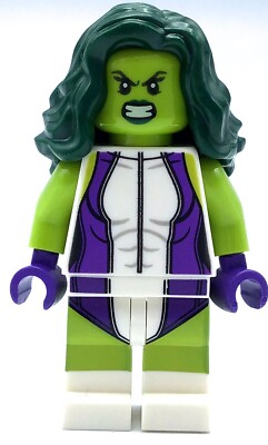 LEGO SHE-HULK MINIFIGURE SUPER HERO AVENGERS FIGURE 76078 (2017) | eBay