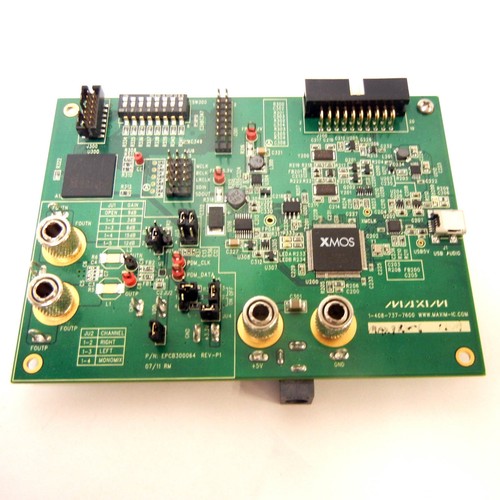 MAXIM DEVELOPMENT BOARD +XMOS AUDIO DAC. 98XX PDM SERIES. CLASS D ...