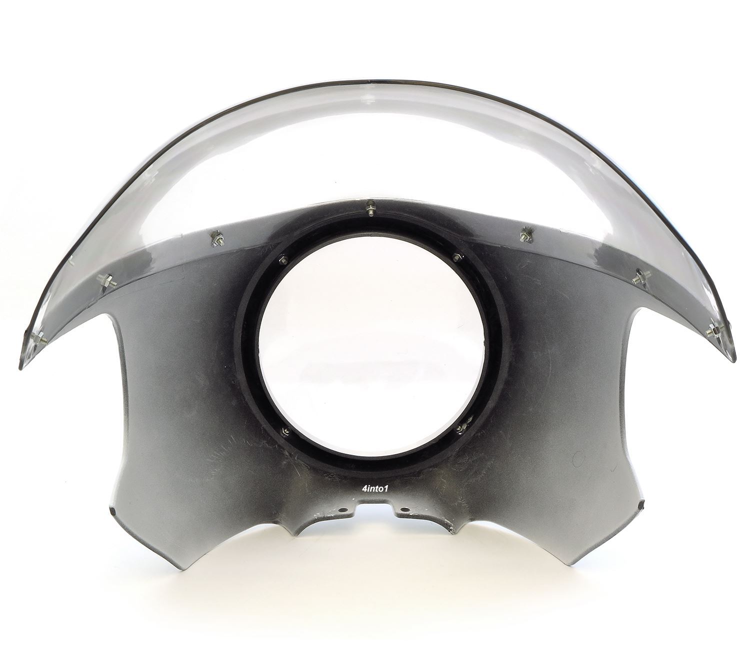 Cafe Racer Retro Drag Racing Motorcycle Fairing - White - Clear ...