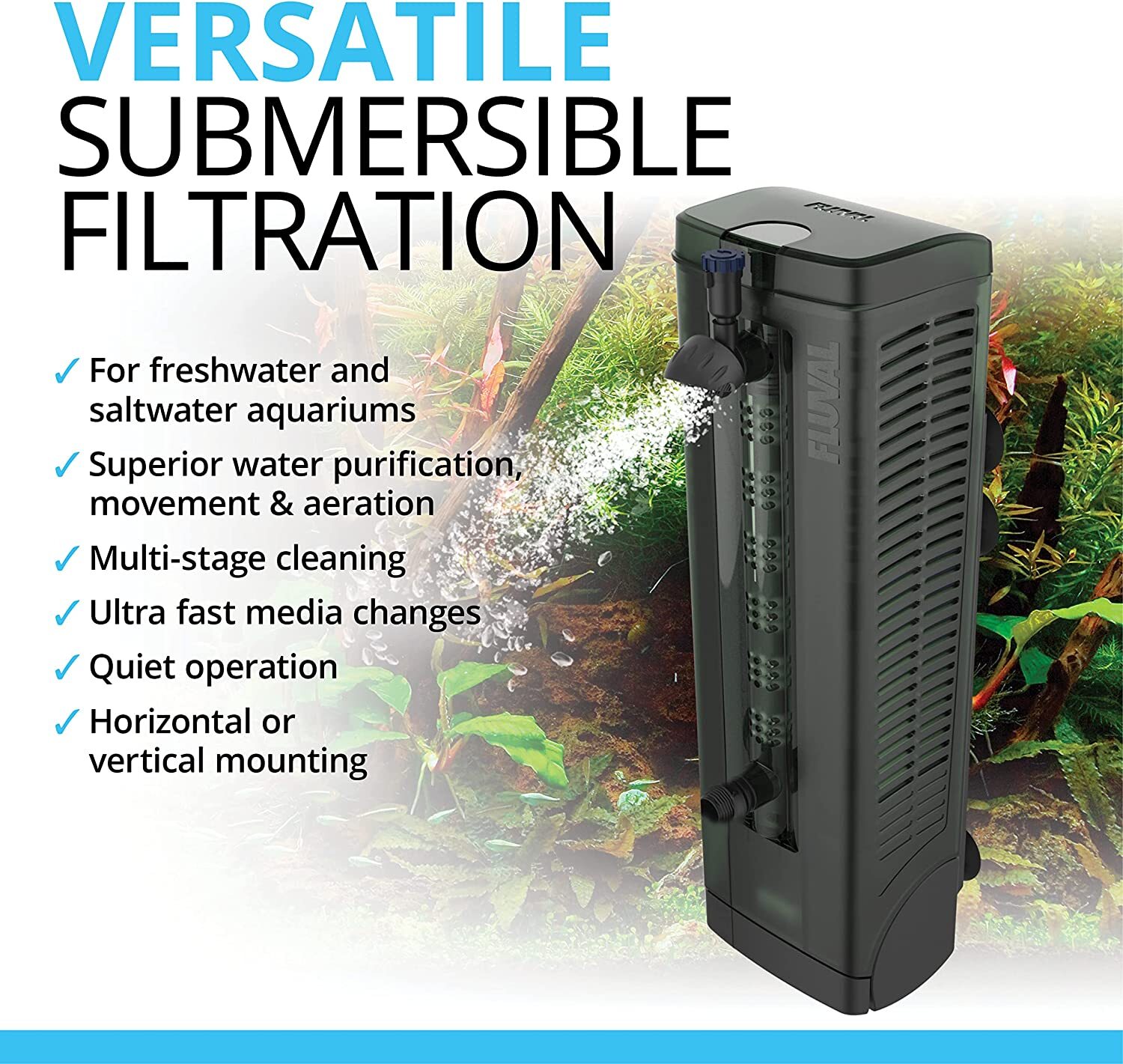 FLUVAL U SERIES U1 U2 U3 U4 INTERNAL SUBMERSIBLE FILTERS AQUARIUM FISH ...