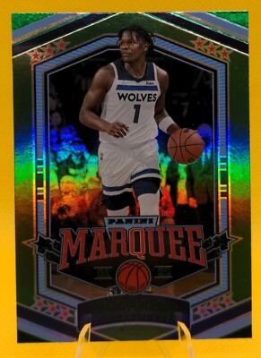 PANINI CHRONICLES 2021-22 ANTHONY EDWARDS MARQUEE #355 Minnesota ...