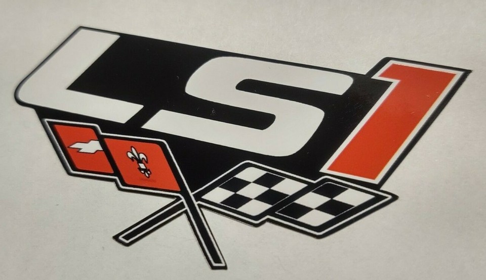 LS1 flag Sticker decal vinyl ls x for c10 corvette camaro GM ls swap ...