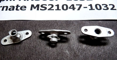 3-NEW Surplus AN366F-1032 = MS21047 Nutplate Fixed Anchor Nut Aviation ...