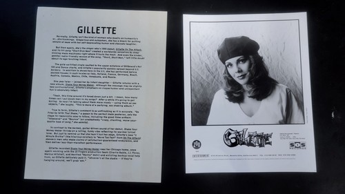 Gillette 1995 press kit (Zoo / SOS Records) | eBay