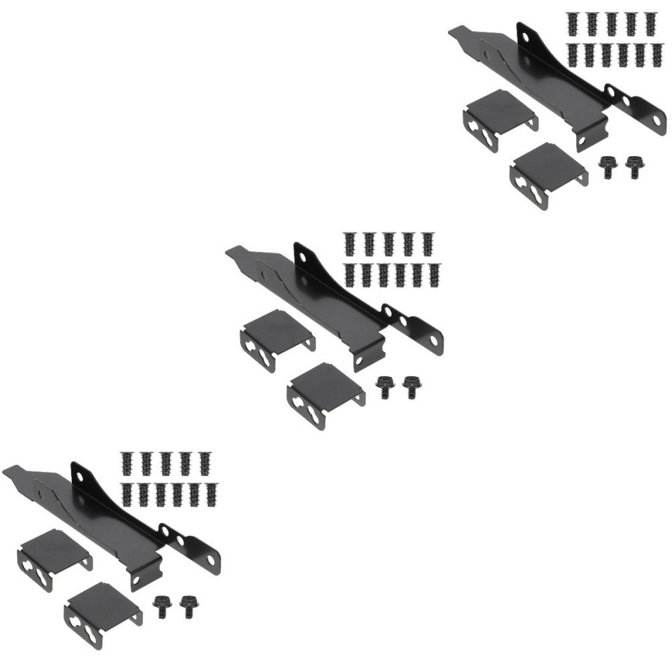 3 Sets Gpu Support Bracket Dual Fan Mount Computer Radiator Holder ...