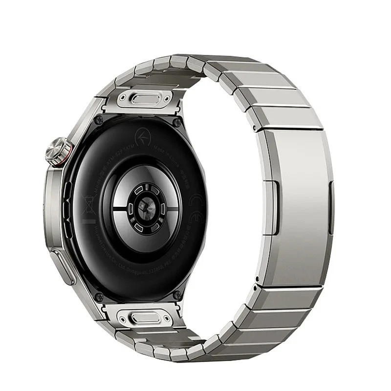 Titanium Metal Watch Strap for Huawei Watch GT6 Pro 46mm Silver No Gaps ...