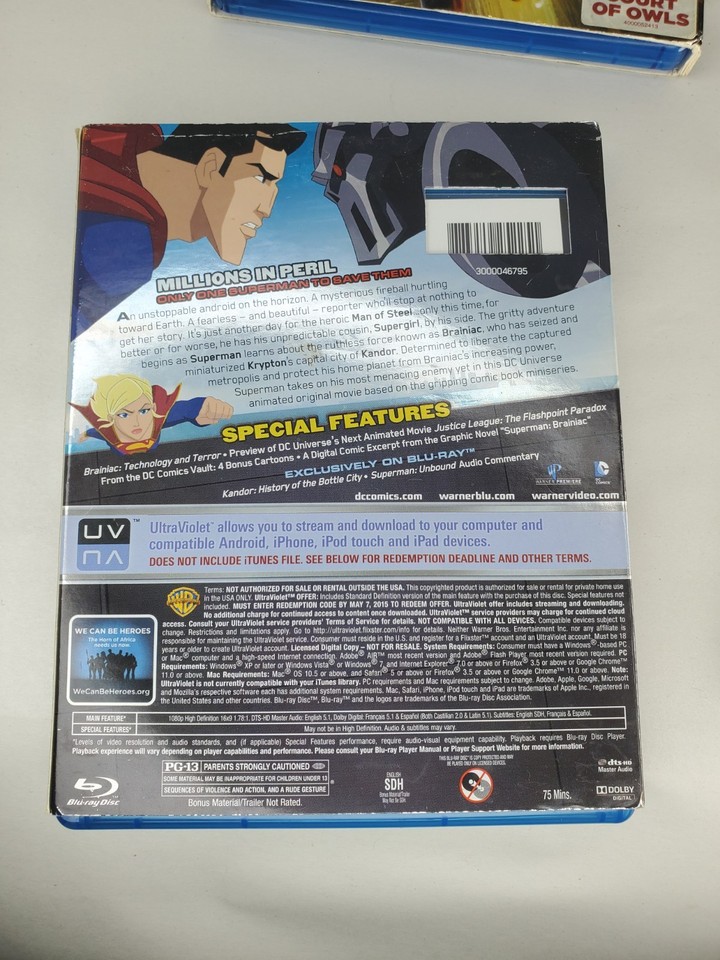 Superman Unbound blu-ray Matt Boner Stana Katic John Noble Molly Quinn | eBay UK