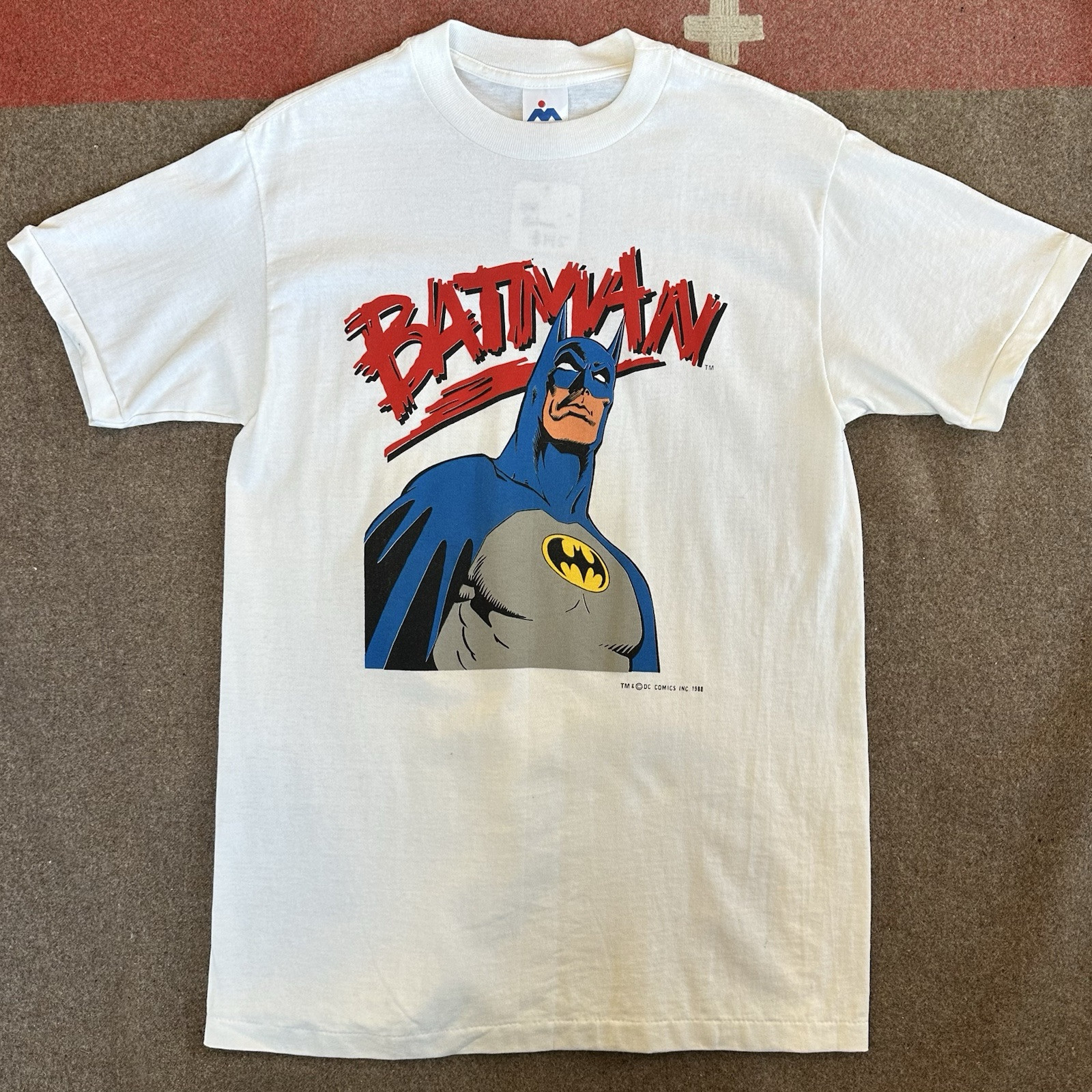 BATMAN • VINTAGE • DC COMICS • 1988 • SINGLE STITCH •… - Gem