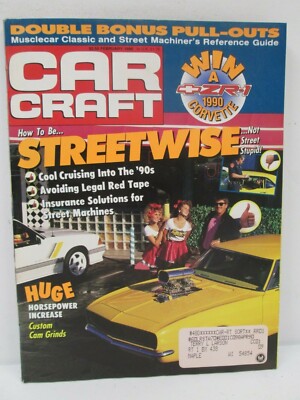 Car Craft Magazine February 1990 Musclecar Classic Street Machiners ...