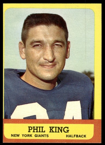 1963 Topps Phil King New York Giants #52 | eBay