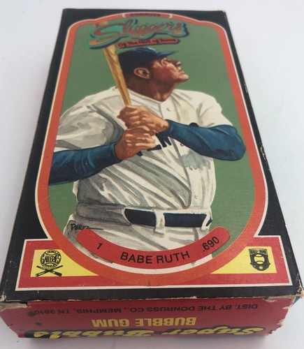 Babe Ruth Super Bubble Gum 1985 Donruss Sluggers Hall of Fame Box NO ...
