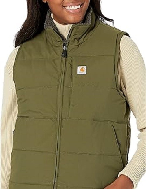 Carhartt Womens Medium Montana Reversible Relaxed Fit Insulated Vest ...