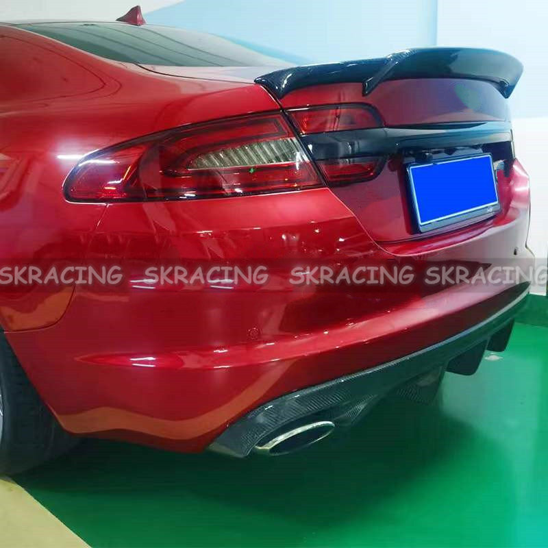 Real Carbon Fiber Rear Trunk Lip Spoiler Wing Bodykit Fits 2012-2015 ...