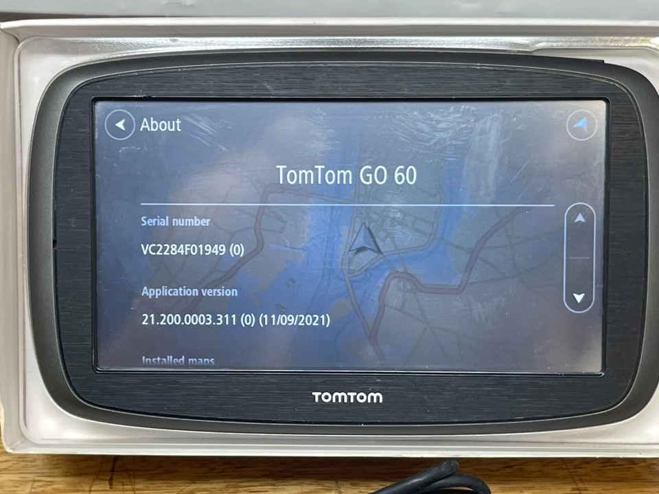 TomTom GO 60 GPS, 6 inch screen, Working Condition, no mounts. | eBay