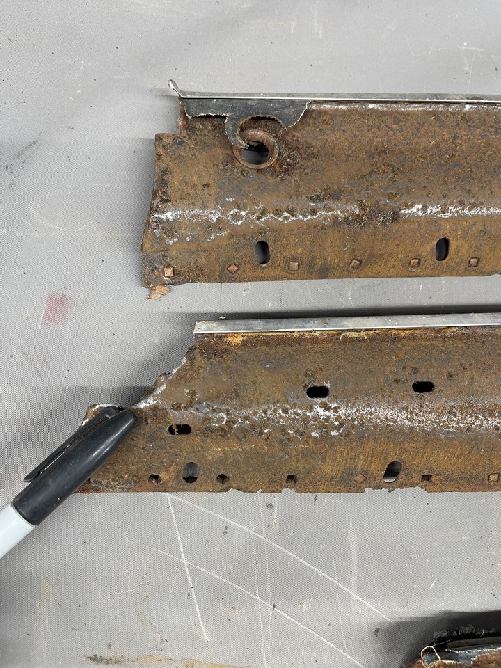 1967-1968 Chevy Impala Door Upper Rails Panel Interior Front Rear ...