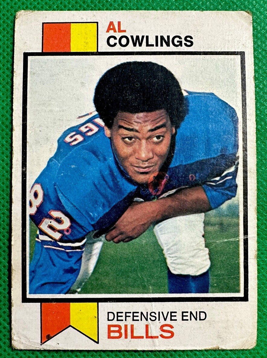 Al Cowlings 1973 Topps Rookie #16 Buffalo Bills Defensive End RC USC ...