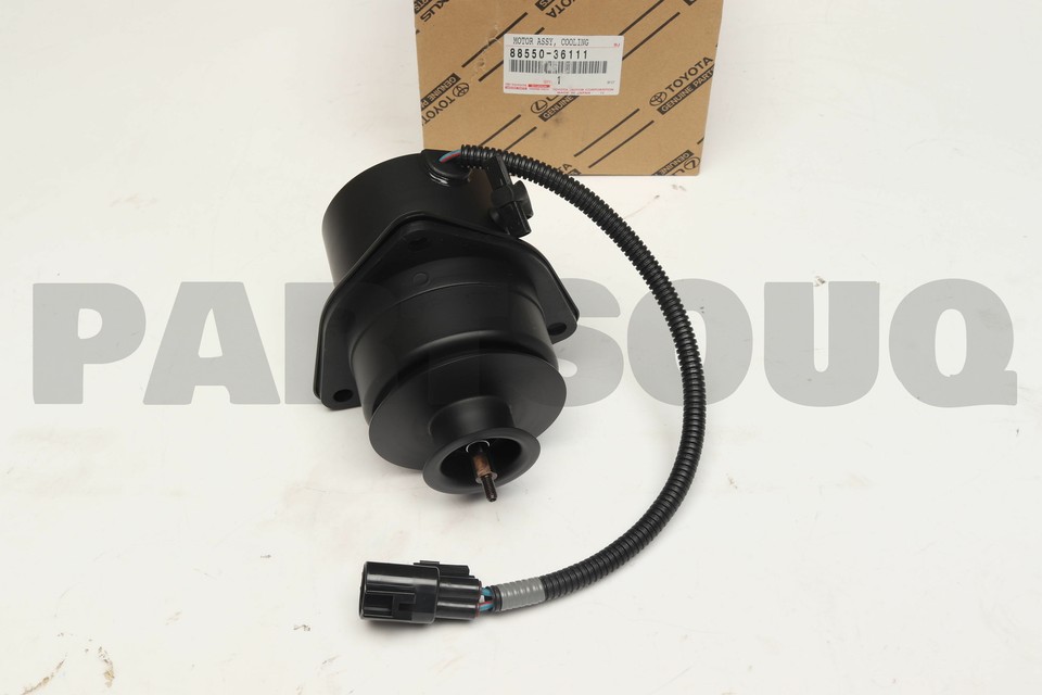 8855036111 Genuine Toyota MOTOR ASSY, BLOWER (FOR CONDENSER) 88550 ...
