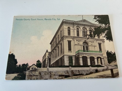 Nevada County Court House Nevada City California Postcard | eBay