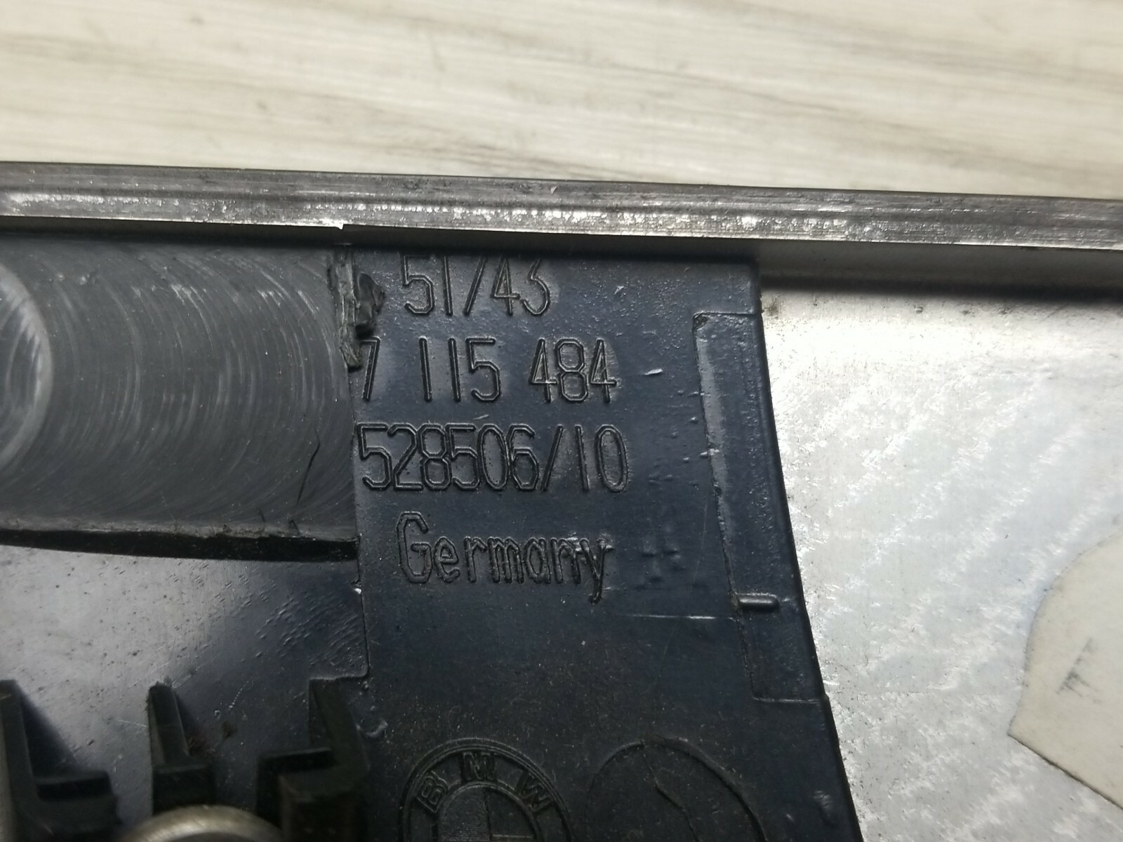 2004 - 2010 BMW R63 E64 650i M6 LEFT & RIGHT REAR DOOR WOOD ARM REST ...