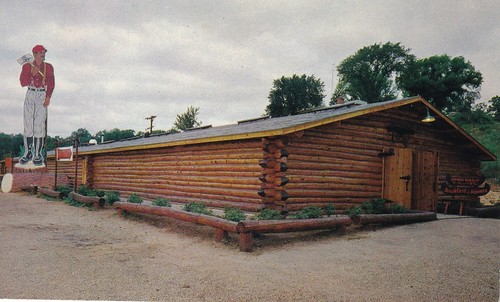 Vtg Paul Bunyan Logging Camp Cook Shanty Wisconsin Dells Lumberjack ...