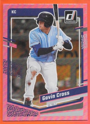 2023 Donruss Holo Pink Foil RC Gavin Cross #102 Rays | eBay