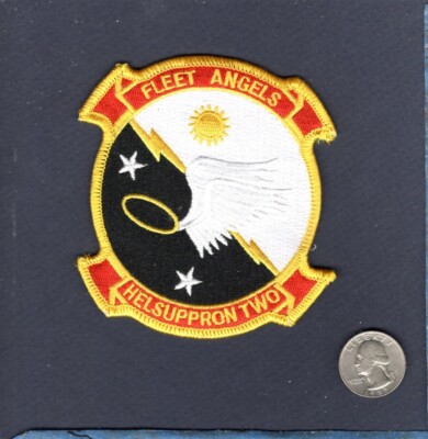 HC-2 FLEET ANGELS US NAVY H-3 Sea King 4" Helicopter Squadron Patch | eBay