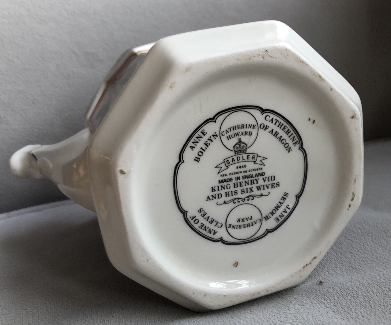 Vintage Sadler England Teapot 4440 King Henry VIII and His 6 Wives ...