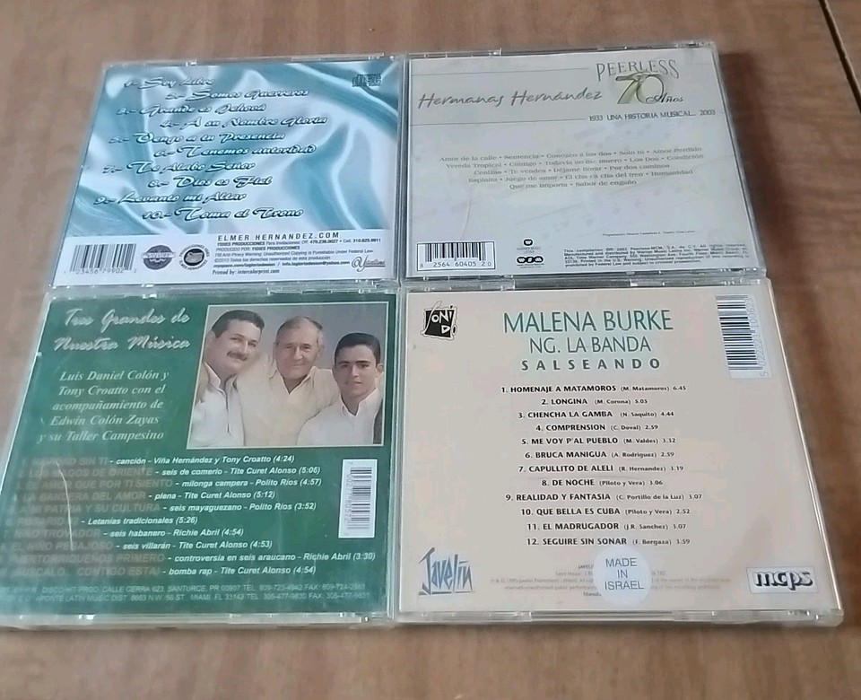 Lot Of 20 Spanish / Latin Music CDs | eBay