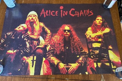 Rare Alice In Chains Poster “Group” 36” X 24” Mad Season Nirvana ...