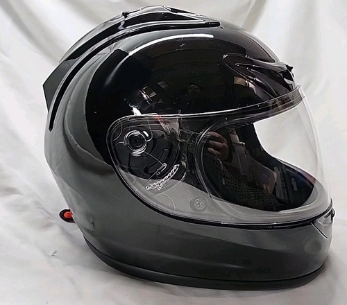 Fuel Helmets SH-FF0015 Unisex-Adult Full Face Helmet, Gloss Black ...