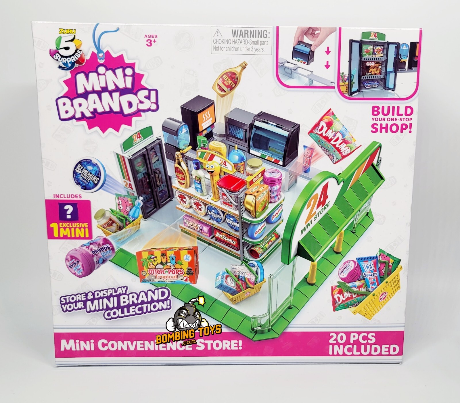 ZURU 5 Surprise Mini Brands Mini Convenience Store Playset w/ 1 ...
