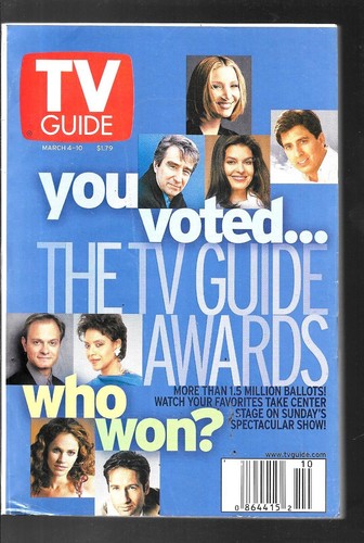 TV Guide-3/2000-TV GUIDE AWARDS-KRISTY SWANSON-PASSIONS-MAINE EDITION ...