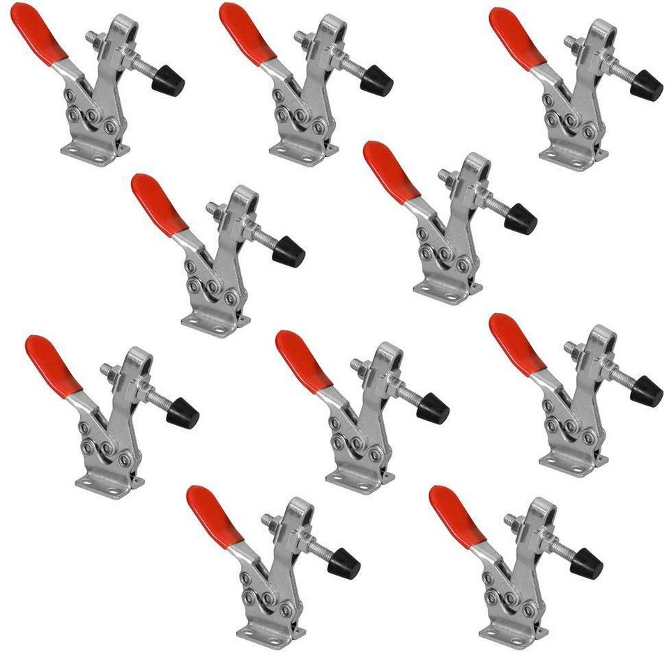 10 Pack Clamps 500 lbs Horizontal Quick Release Toggle Jig Clamp Tool ...