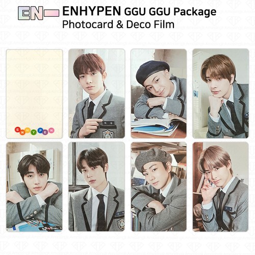 Enhypen 2021 GGU GGU Package Official Photocard Deco Film KPOP K-POP | eBay